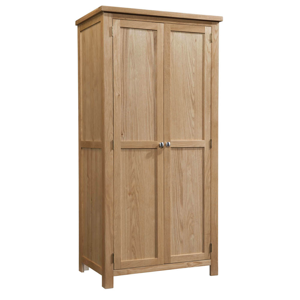 Denver Grey Gents' Robe Wardrobe - Stag Oak and Pine