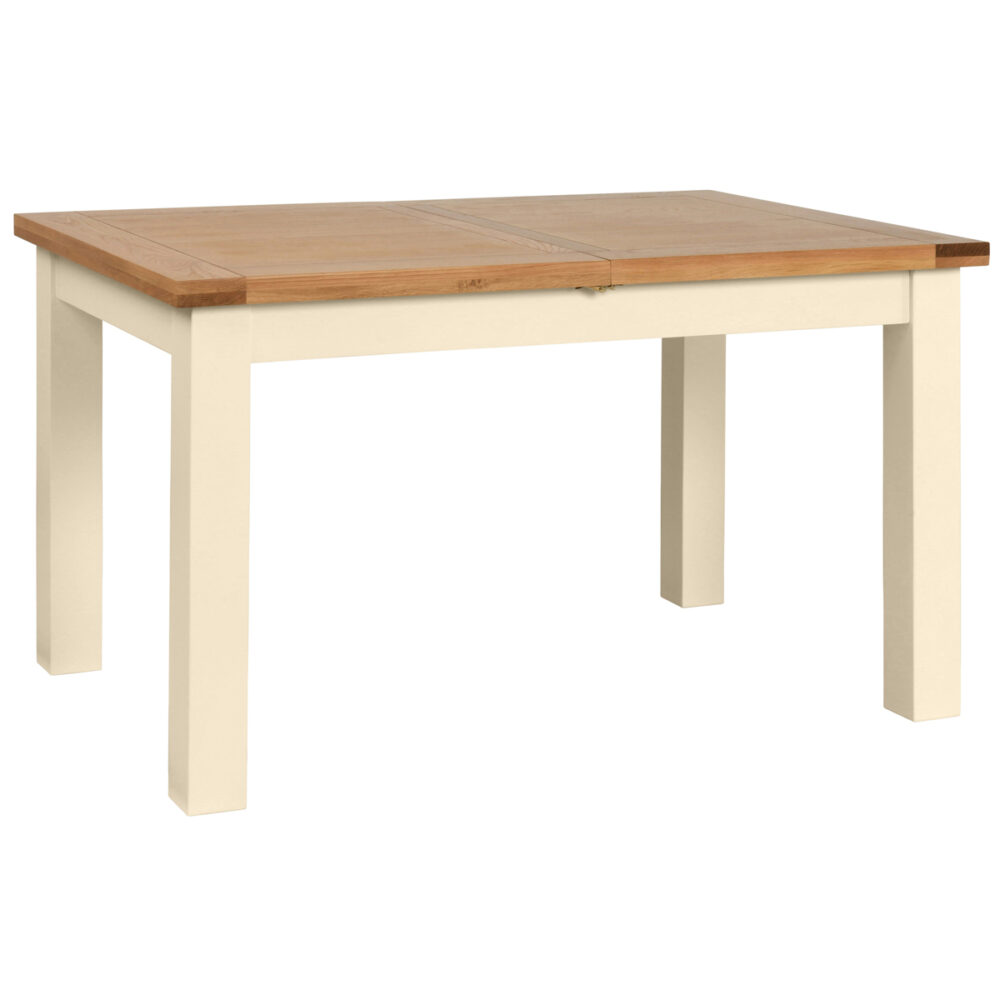 Avon Painted Medium Extending Dining Table - Stag Oak and Pine