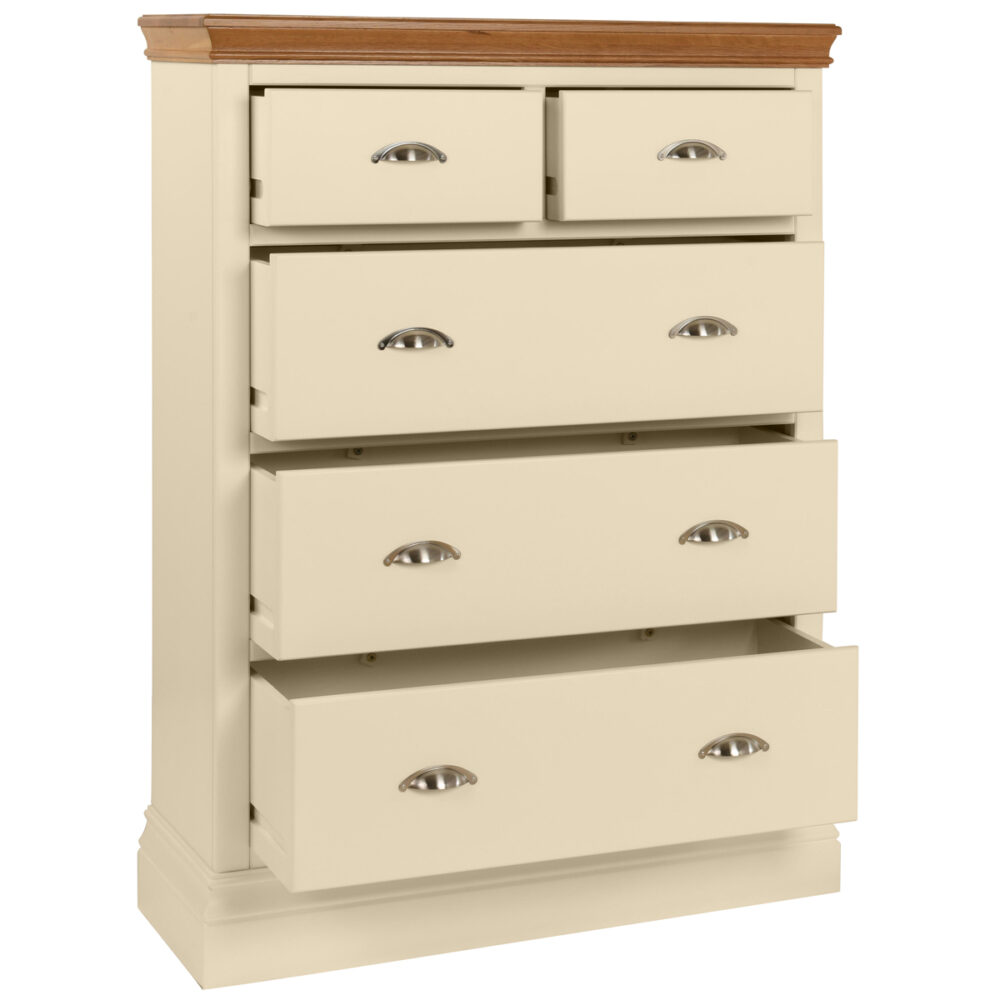 Lundy Painted 3 + 2 Jumper Chest - Stag Oak and Pine